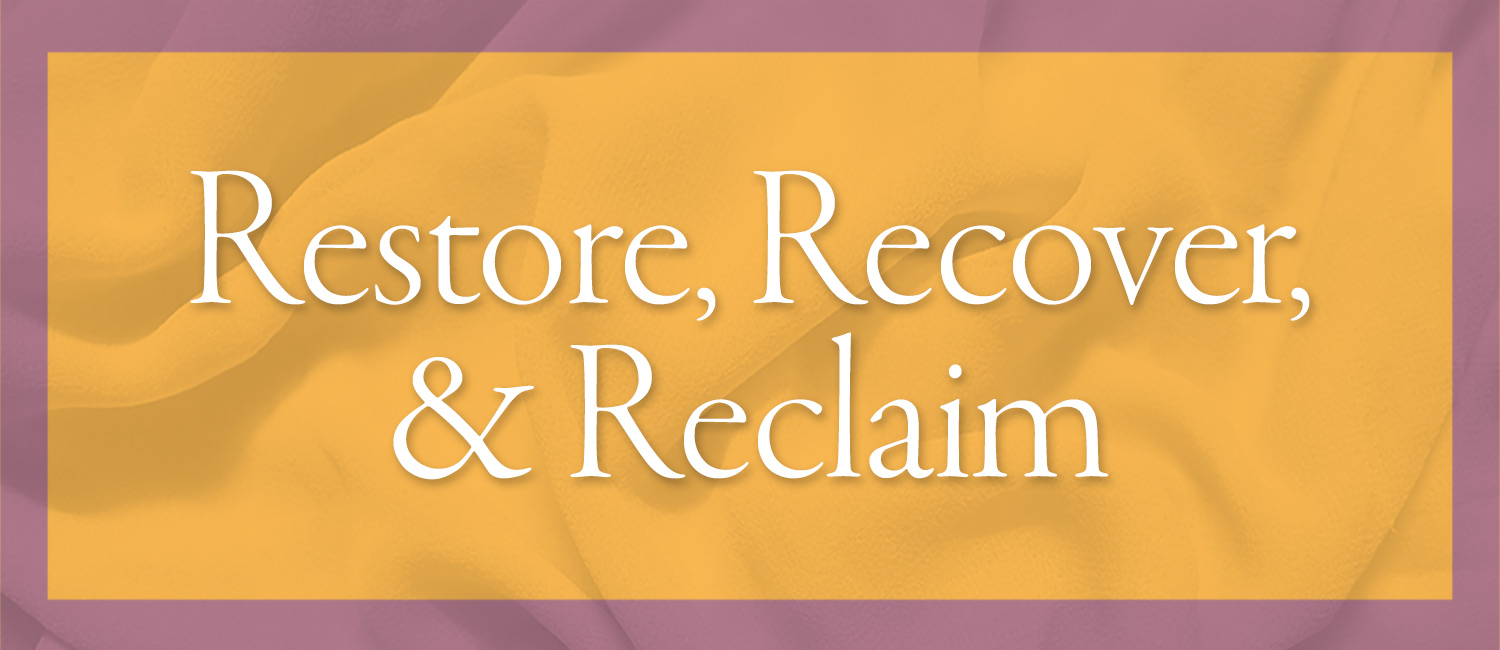 Restore, Recover and Reclaim | Gregory Dickow Ministries